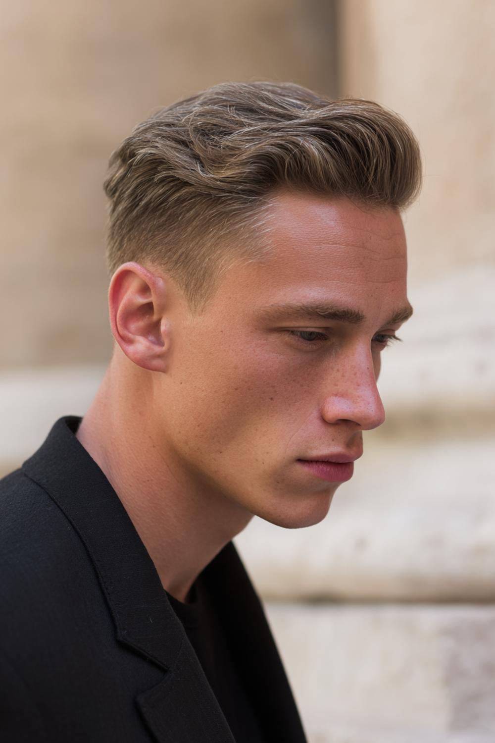 Faszinierend Herren Frisuren Seiten Kurz Ebenbild